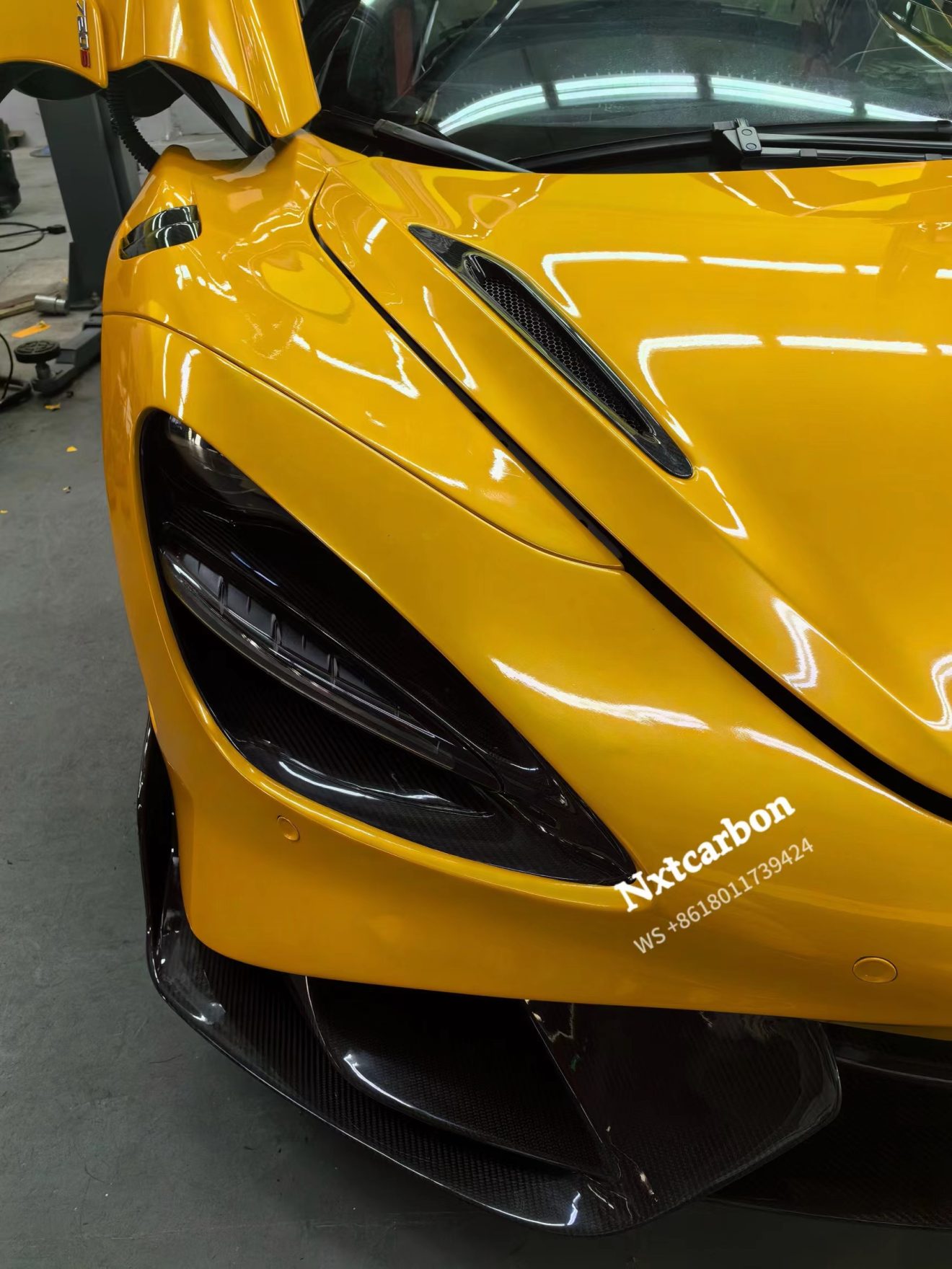 Mclaren 720S upgrade 765lt dry carbon kit 1:1 version ground dynamics ...