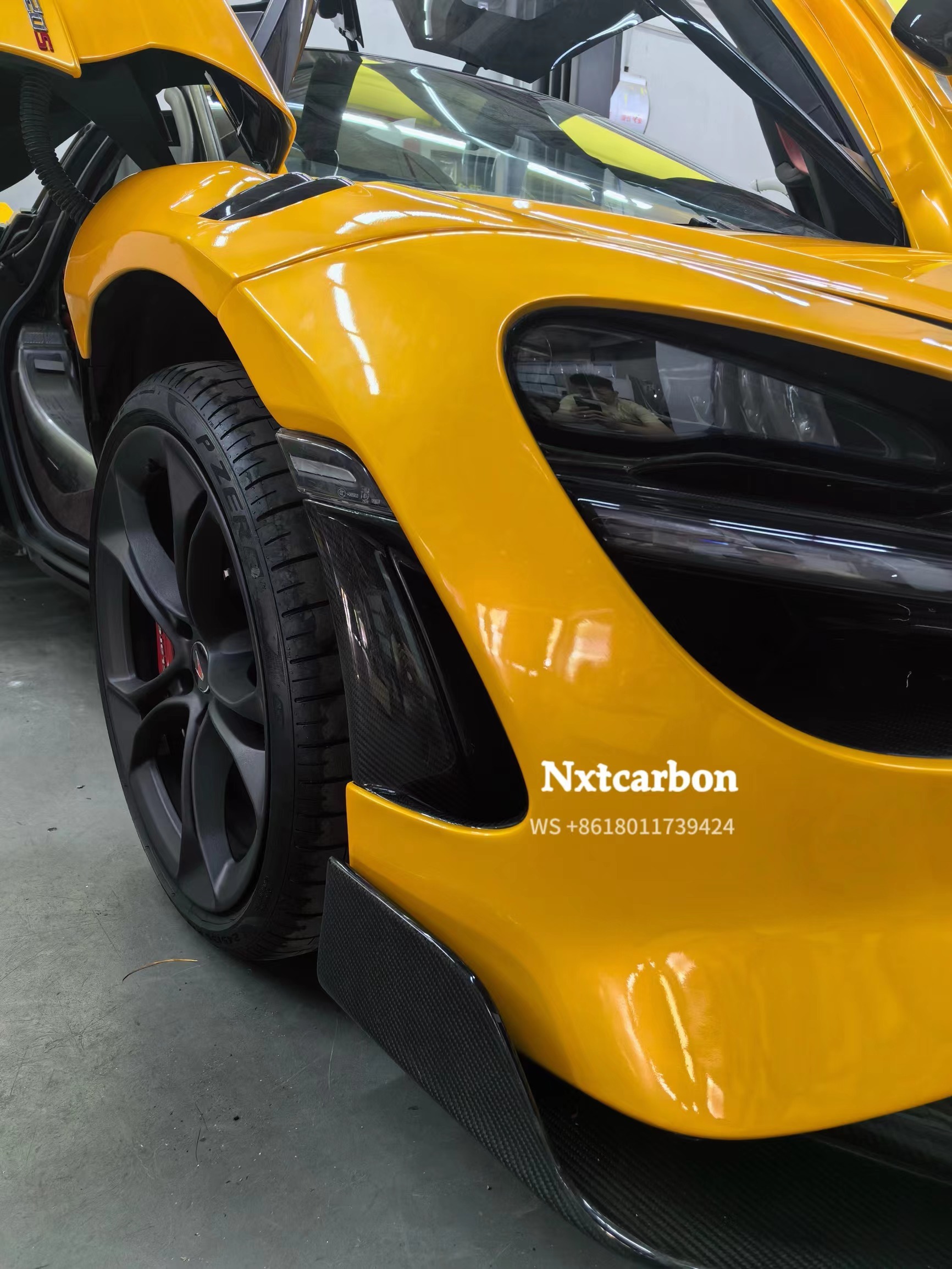 Mclaren 720S upgrade 765lt dry carbon kit 1:1 version ground dynamics ...