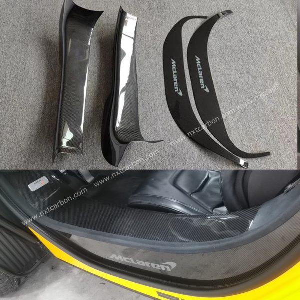 Mclaren MP4-12C 650S 675LT dry carbon door sills 4pcs/set Easy to ...