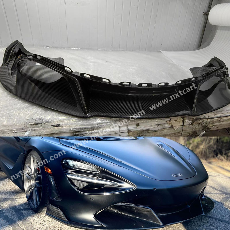 Mclaren 720s vorsteiner Dry carbon front lip - NXTCarbon