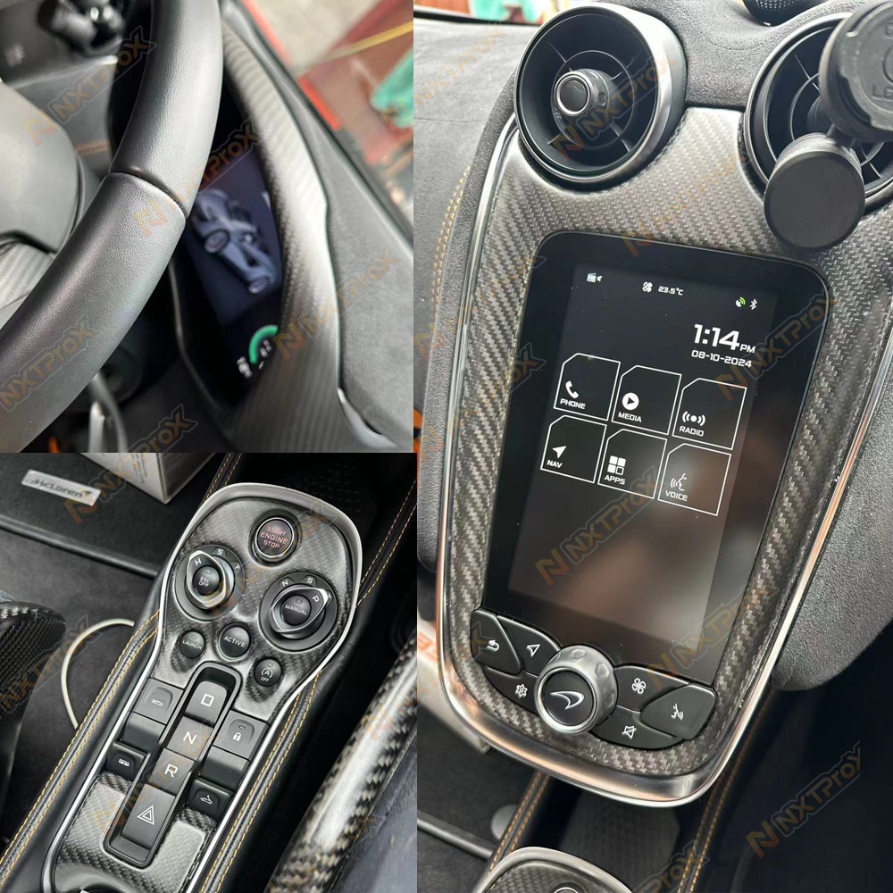 dry carbon interior trim for Mclaren 540c 570s 7pcs /set Instrument ...