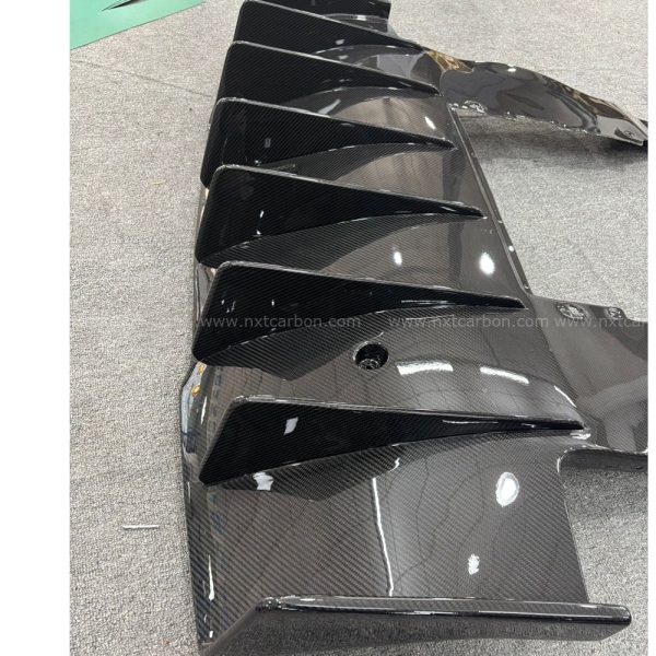 Dry Carbon Fiber Rear Diffuser for McLaren 720S - High-Downforce ...